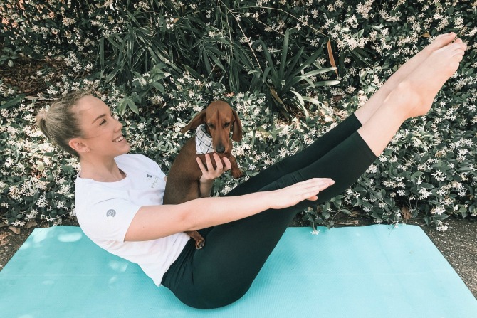 Did someone say a free Pilates class...with dogs? | HerCanberra