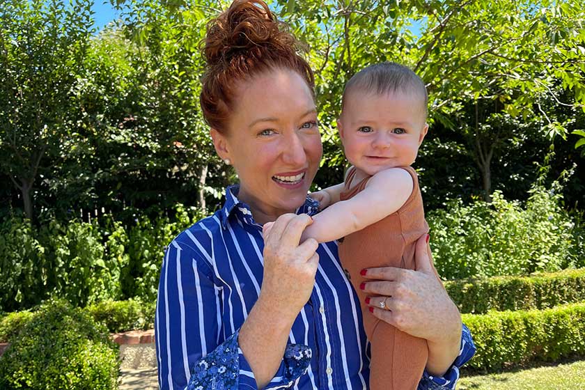 New mum Kristen Davidson hits the ground (and airwaves) running ...