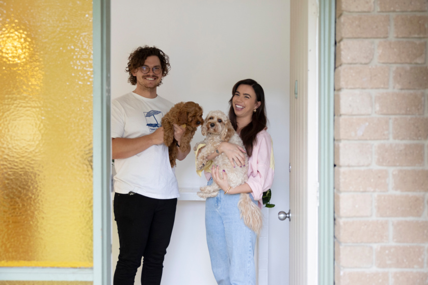 Home Stories: Danielle Hatch and Lewis Hollands | HerCanberra