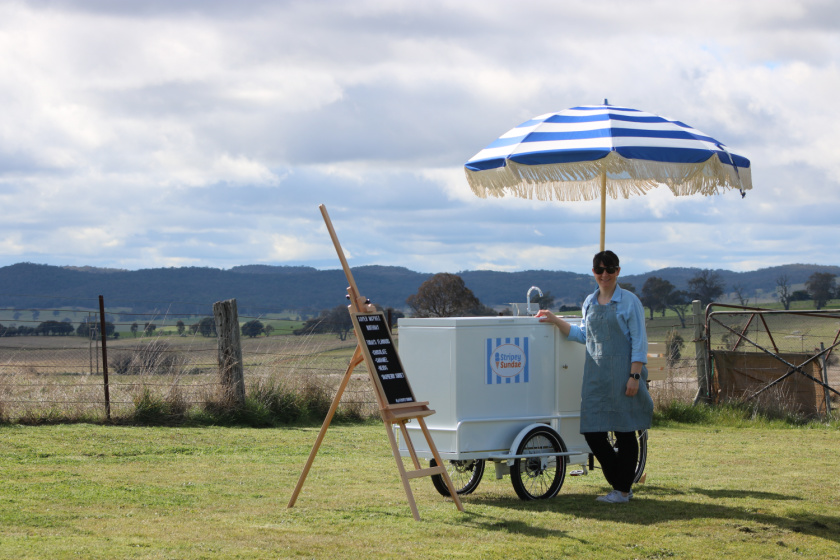 Spring has sprung, and old ice cream shops grow anew: Stripey Sundae has reopened! | HerCanberra