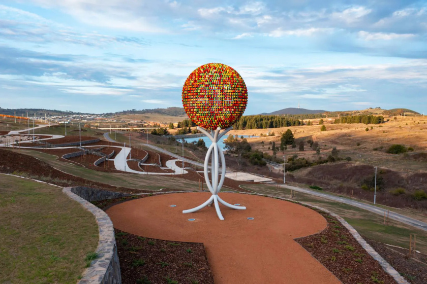 Evergreen sculpture shines in international award | HerCanberra